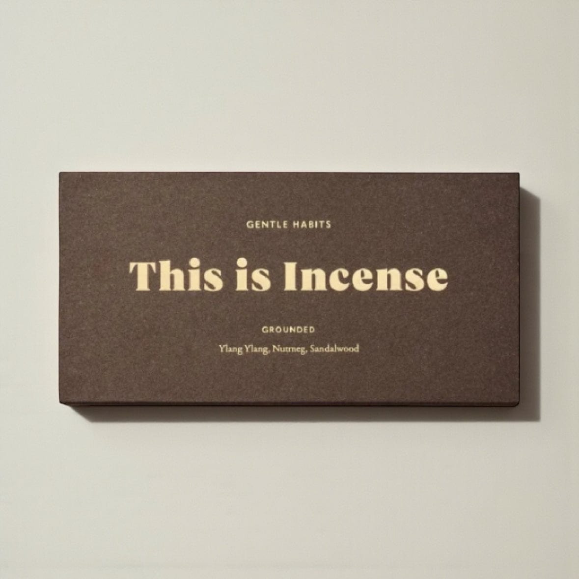 GENTLE HABITS This is Incense | GROUNDED | Claya